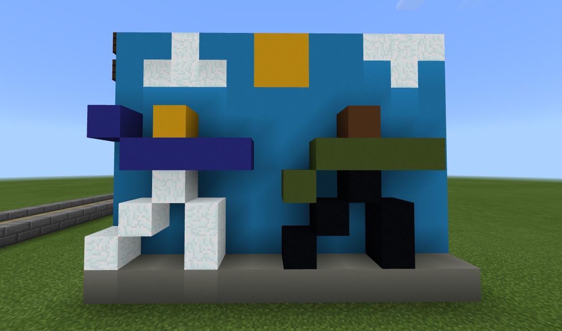 Grade De Pixel Art Minecraft Minecraft Fan Shares Cute Pixel Art Of