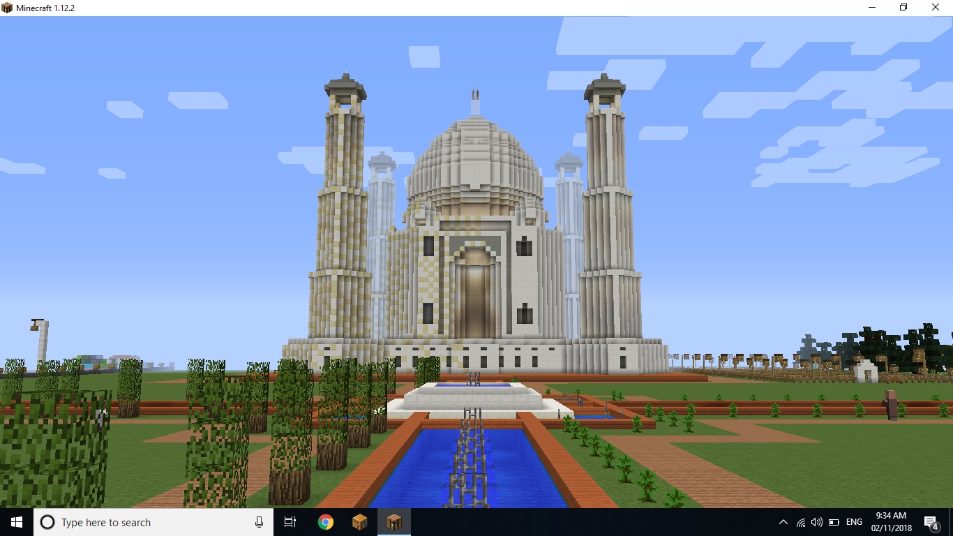 Minecraft Taj Mahal The Taj Mahal, An Epic Build In Minecraft
