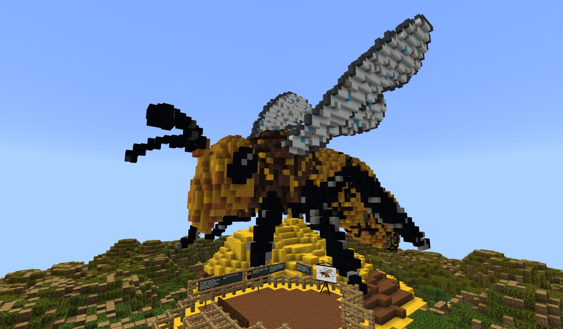 Images Of Minecraft Bees How To Make A Bee Farm In Minecraft